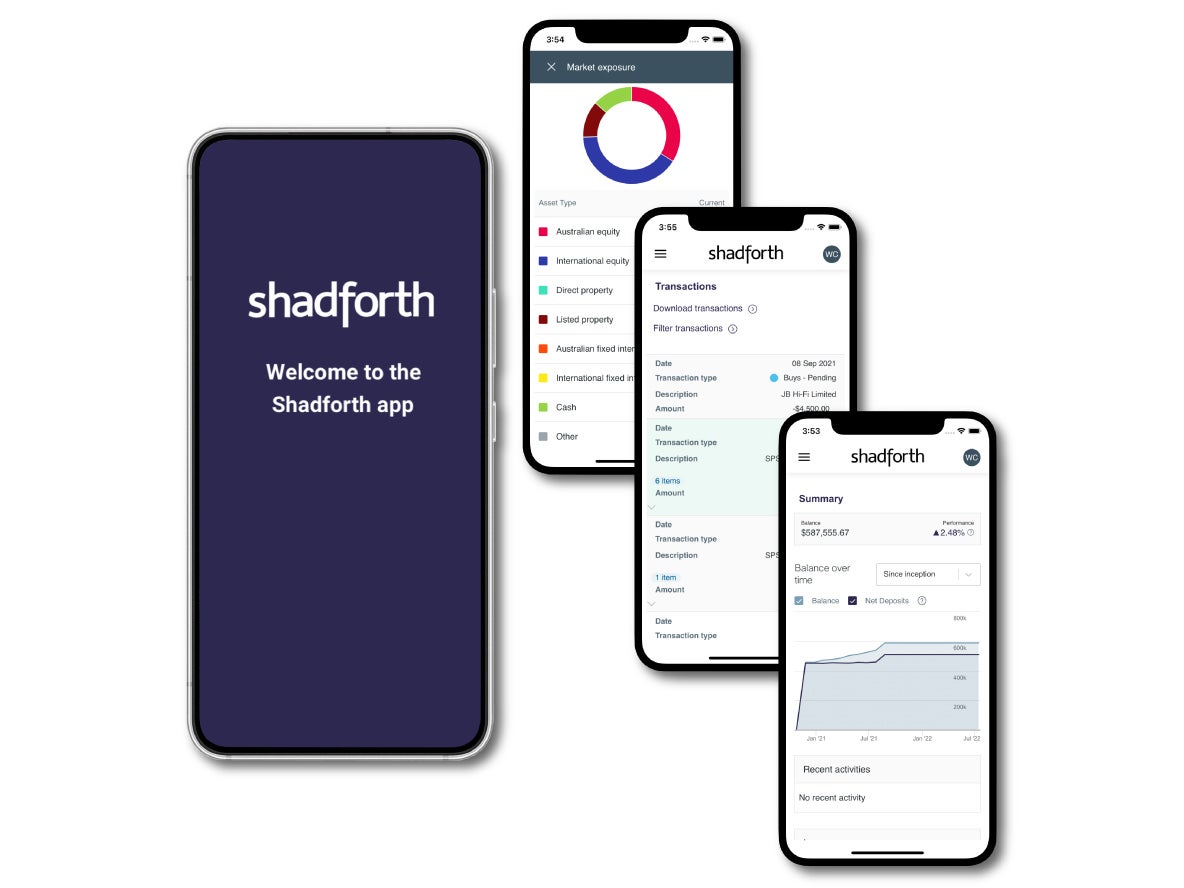 The Shadforth app - Shadforth
